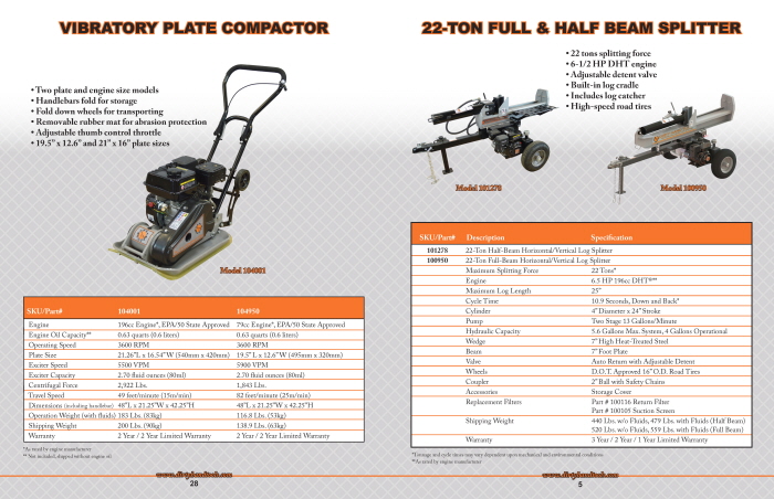 Dirty Hand Tools Power Equipment Catalog by Bruce Clark at Coroflot.com
