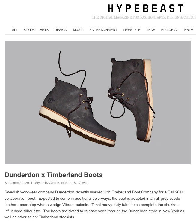 Timberland Collabs by chuck ruud at Coroflot.com