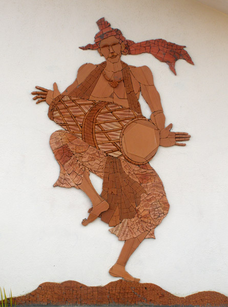 murals compositions in terracotta tiles by Ramesh S at Coroflot.com