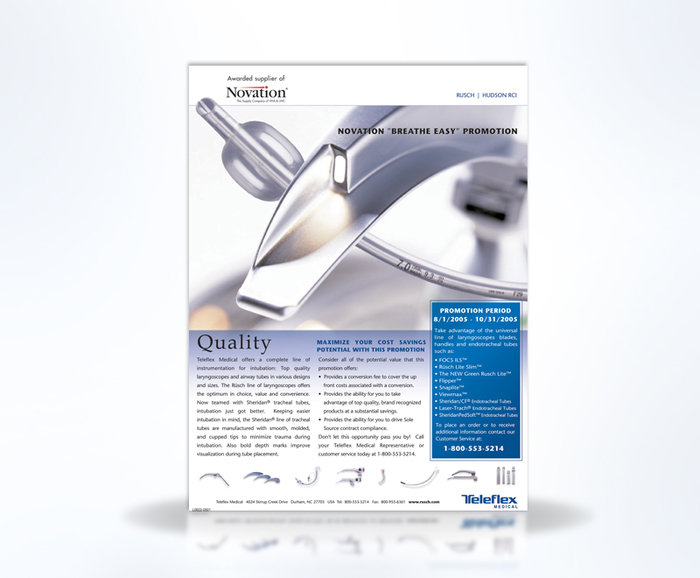 Teleflex Medical Print Advertising by Lee Warchal at Coroflot.com