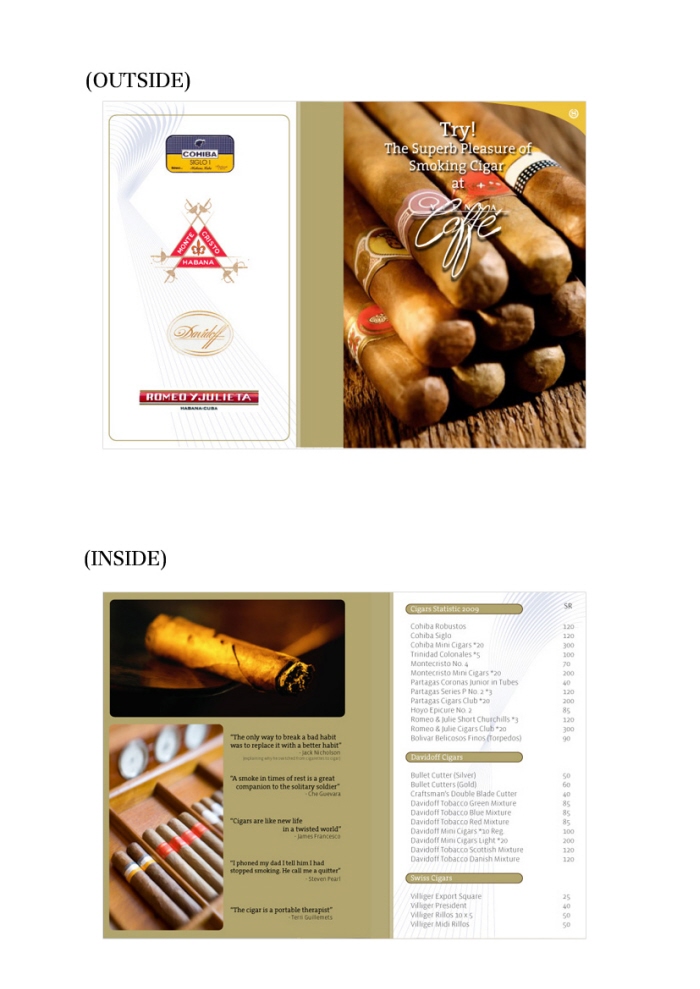 MENUS by Roderick Tillo at Coroflot.com