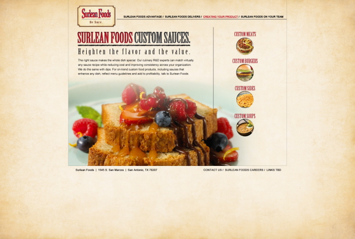 Surlean Foods by Aaron Caprariello at Coroflot.com