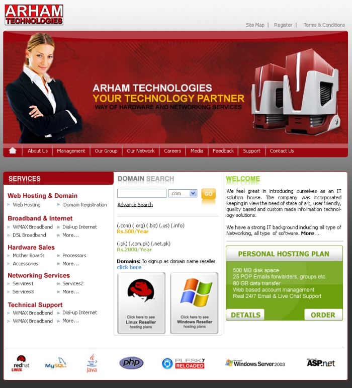 Web Design Templates by Minatullah Shah at Coroflot.com