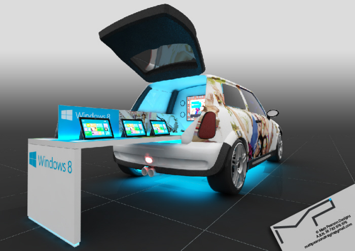 Mini Cooper Promo Cars by Matt Pearson at Coroflot.com