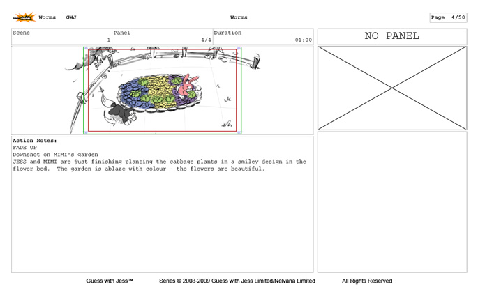 Guess With Jess Storyboards - Worms by Nick Hehn at Coroflot.com