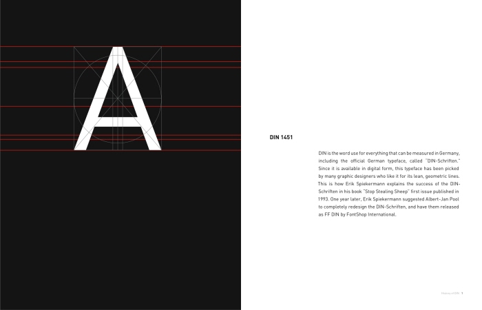 DIN Specimen Book by Annie Chen at Coroflot.com