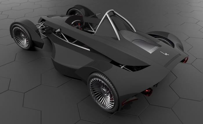 Track Car Concept by Kevin Clarridge at Coroflot.com