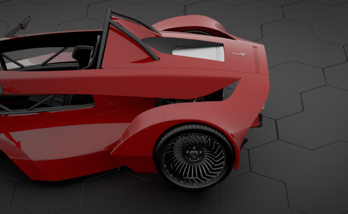 Track Car Concept by Kevin Clarridge at Coroflot.com