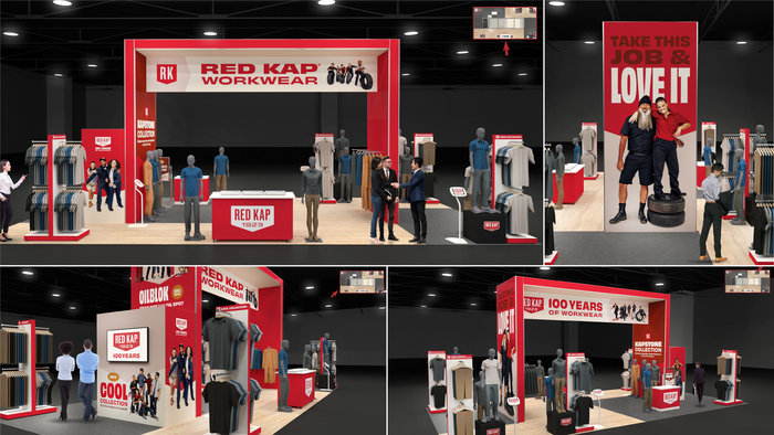 An upload by Angela Mercado on Coroflot: to the project Red Kap - SEMA 2023