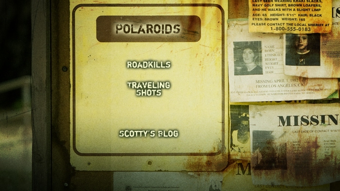 Rest Stop SD DVD Bonus Menu Set by Michael Perez at Coroflot.com