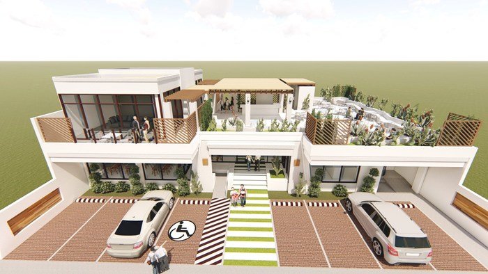 Proposed 2-storey restaurant and villa by Michael Angelo C. Tilap at Coroflot.com