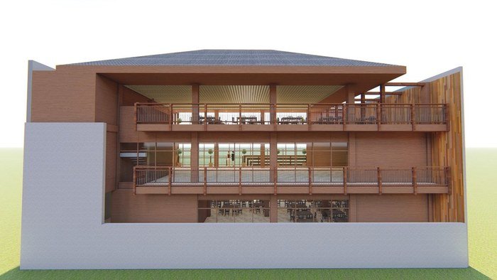 Proposed 3 story building by Michael Angelo C. Tilap at Coroflot.com