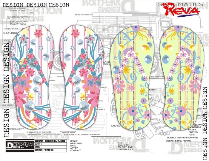 Shoe and Flip flop designs by Alexander Fajardo at Coroflot.com