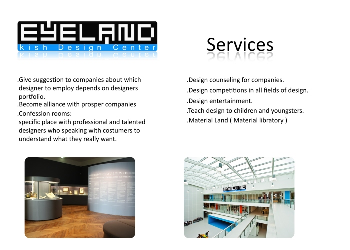 Strategy design project-Eyeland Design Center by Tirdad Kiamanesh at ...