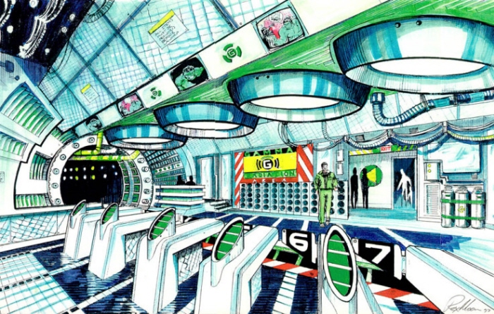 Incredible Hulk Roller Coaster by Rex Moon at Coroflot.com
