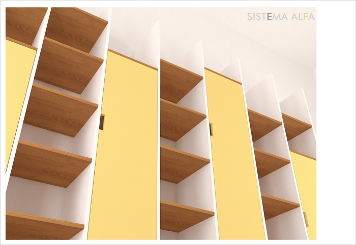 ALFA SHELVING SYSTEM by Guadalupe Ciocchini at Coroflot.com