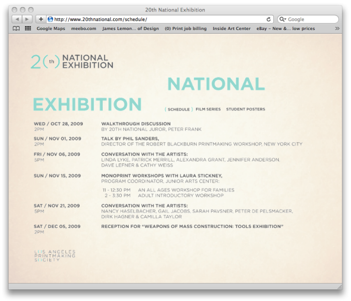 Los Angeles Printmaking Society Branding by imelda halim at Coroflot.com