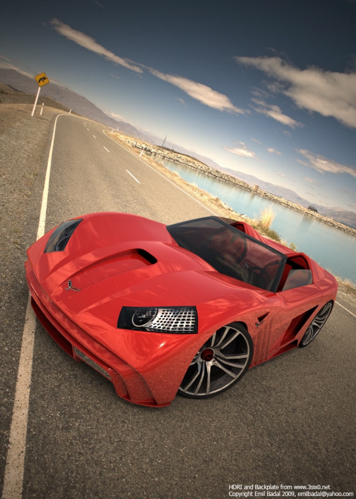 Corvette Z10 Concept by Emil Baddal at Coroflot.com