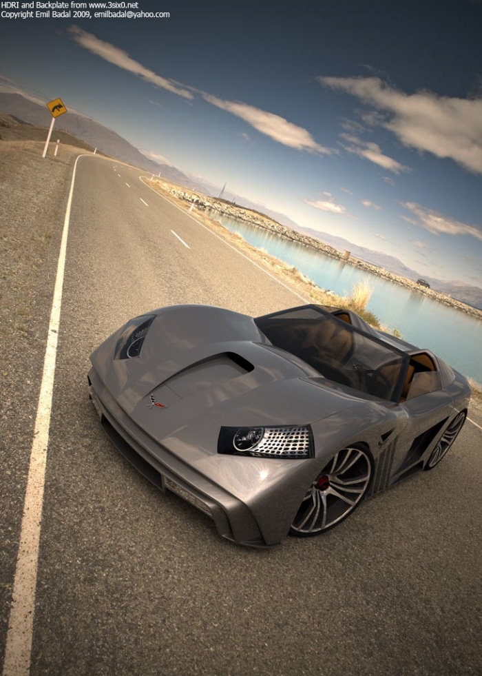 Corvette Z10 Concept by Emil Baddal at Coroflot.com