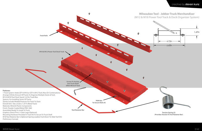 Milwaukee Tool - Jobber Truck Merchandiser System by Steve Kunz at ...