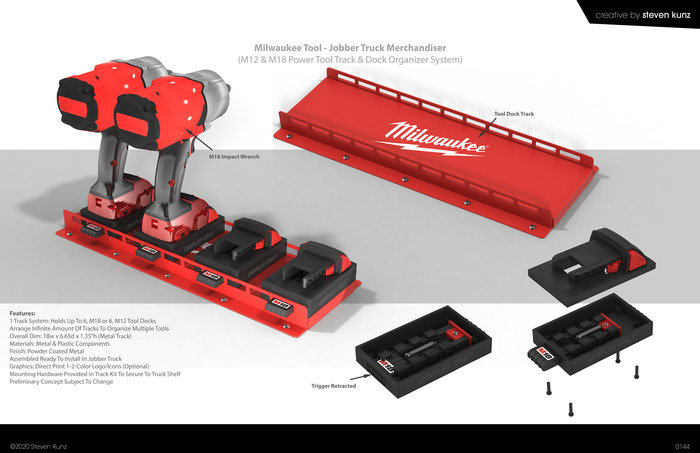 Milwaukee Tool - Jobber Truck Merchandiser System by Steve Kunz at ...