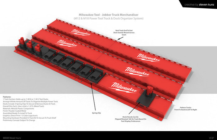Milwaukee Tool - Jobber Truck Merchandiser System by Steve Kunz at ...