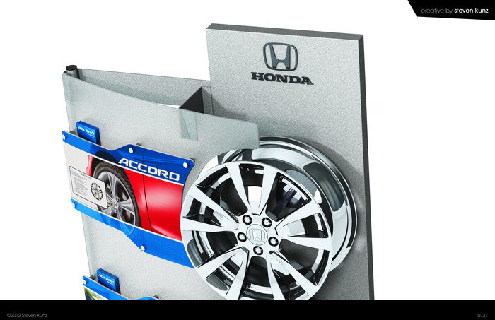 Acura & Honda - Showroom Wheel Displays by Steve Kunz at Coroflot.com