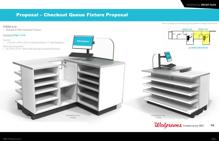 Walgreens - POS Checkout, Queue, and Floor Fixture Concepts by Steve ...
