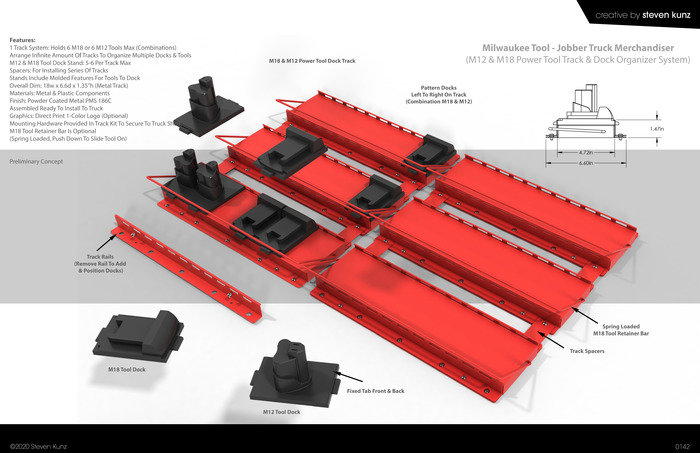 Milwaukee Tool - Jobber Truck Merchandiser System by Steve Kunz at ...
