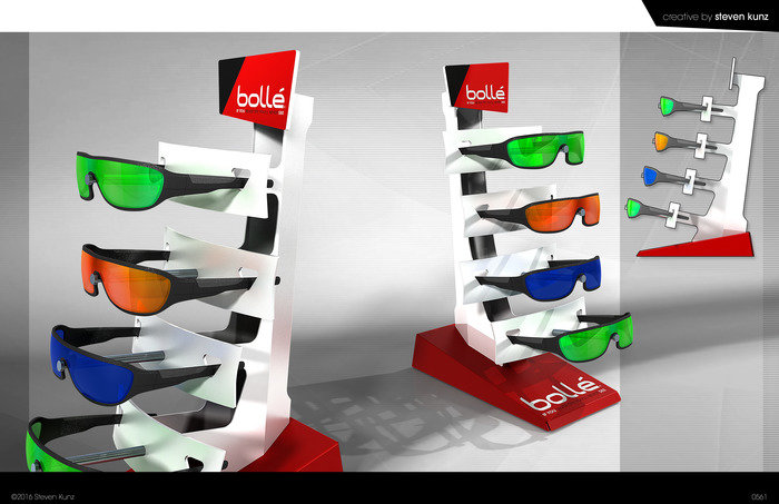 Bollé - Eyewear Counter Display Concepts by Steve Kunz at Coroflot.com