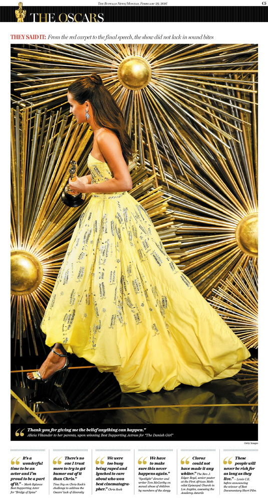 2016 Oscars by Vince Chiaramonte at Coroflot.com