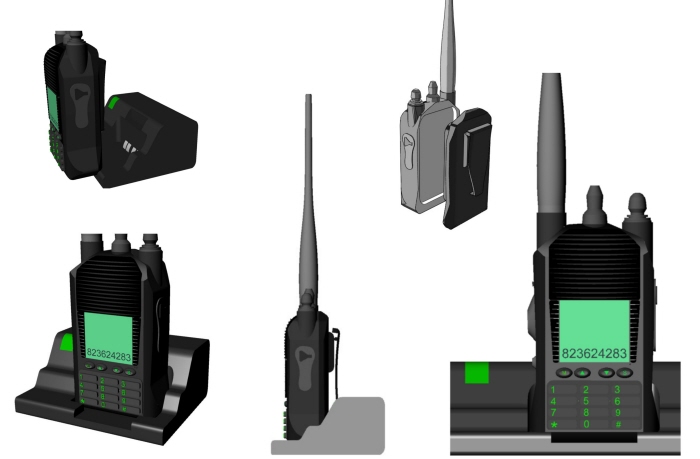 Summer project ( designing a walkie-talkie ) by Karan Singh at Coroflot.com