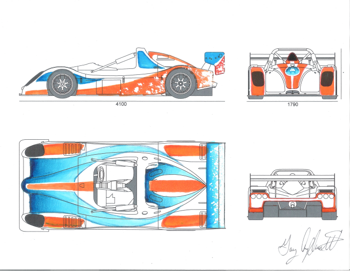 Livery Radical SR3 by Gary Anzelmo III at Coroflot.com