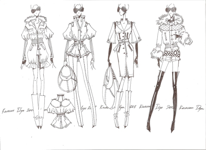 drawings by Ilya Karvat at Coroflot.com