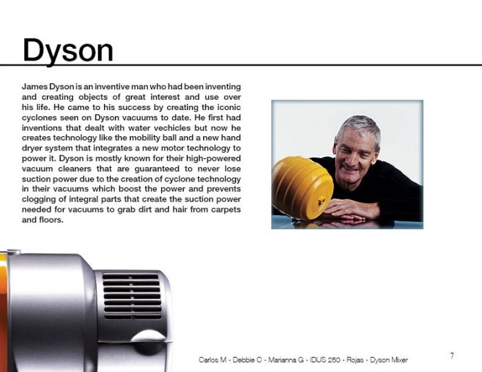 Dyson Process Book by Carlos Marquez at Coroflot.com
