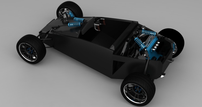 Escapade sports car by Aaron McTurk at Coroflot.com