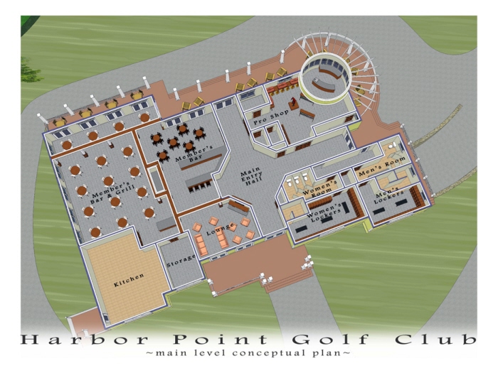 Harbor Point Golf Club by Joshua Creguer at Coroflot.com