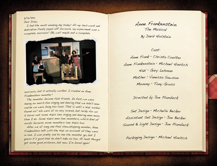 Anne Frankenstein - DVD Package by Michael Hovitch at Coroflot.com