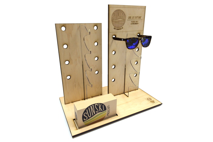 Sunski Sunglasses Flat Pack Displays by Chris Tewksbury at Coroflot.com