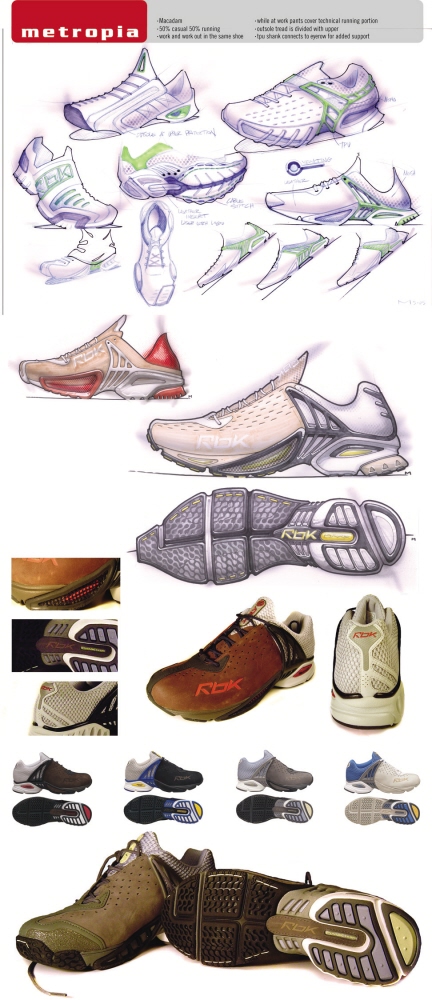 metropia running footwear by Matt Boudreau at Coroflot.com