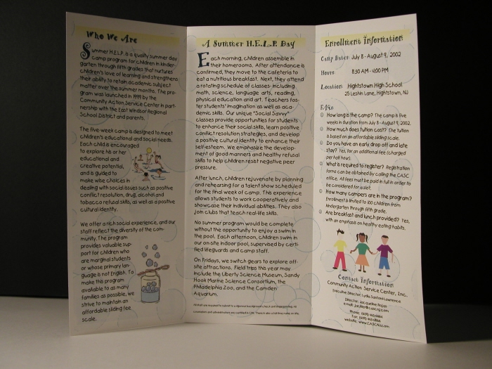 Community Action Service Center by Christina Primerana at Coroflot.com