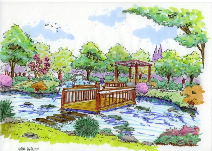 An upload by Ivy Chen on Coroflot: to the project Landscape Design #01