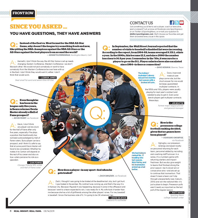 Magazine 1-page layout by Keith Wood at Coroflot.com