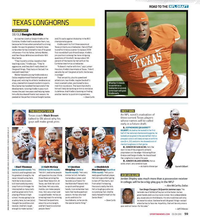 Magazine 1-page layout by Keith Wood at Coroflot.com