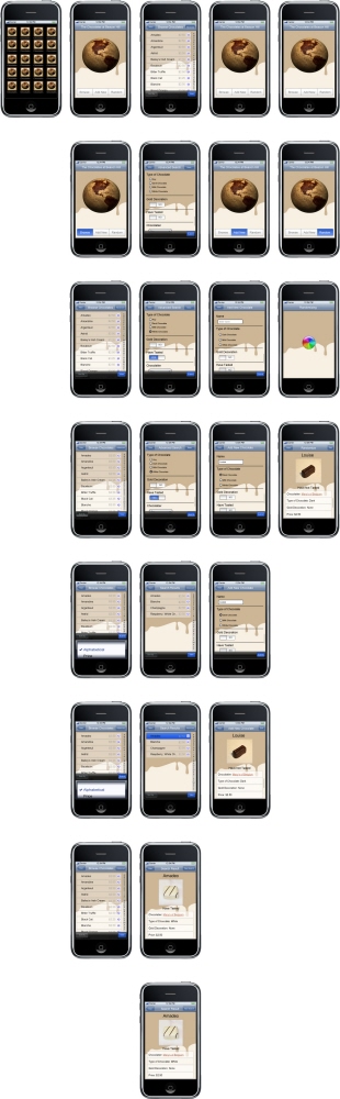 iPhone Interface by Emily Kihn at Coroflot.com