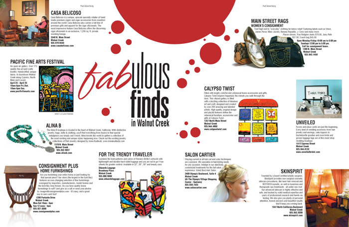 Magazine Advertising & Layout Design by Robin Siegfried at Coroflot.com