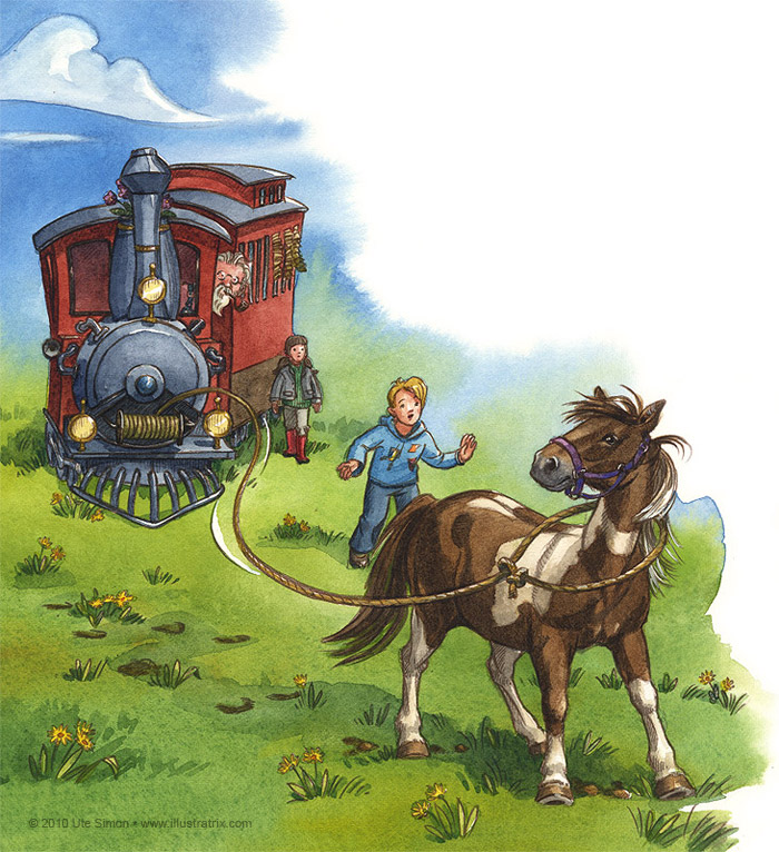 Magic Train series by Ute Simon at Coroflot.com