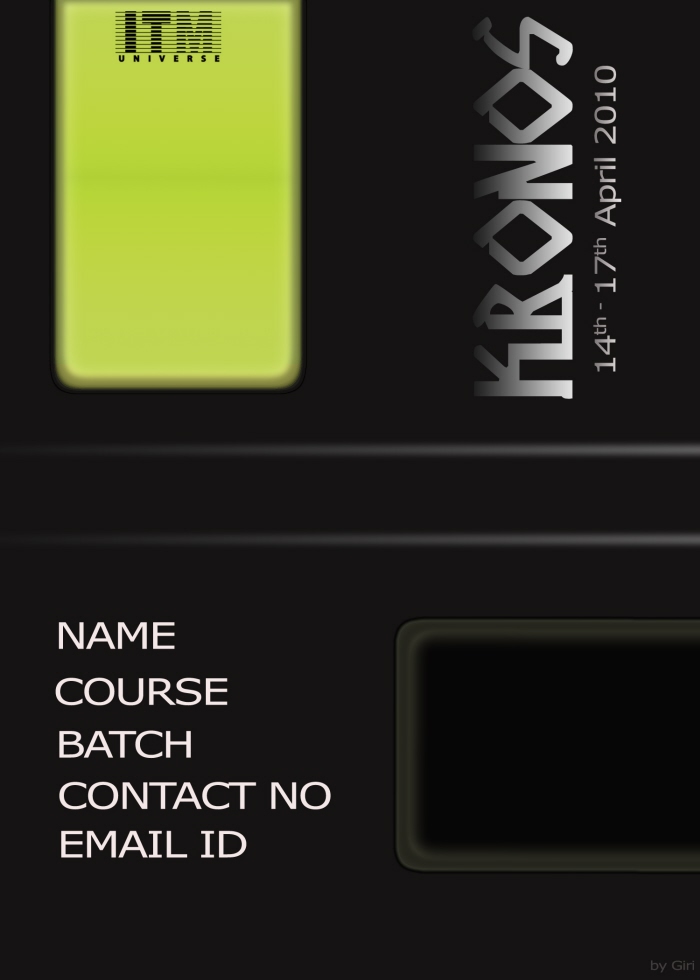 KRONOS 10 by Giridhar Sharma at Coroflot.com