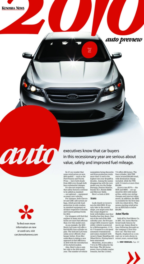 An upload by Bryce Ulmer on Coroflot: to the project Kenosha News