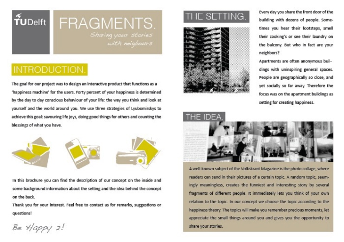 Fragments-Design for happiness by BING XUE at Coroflot.com